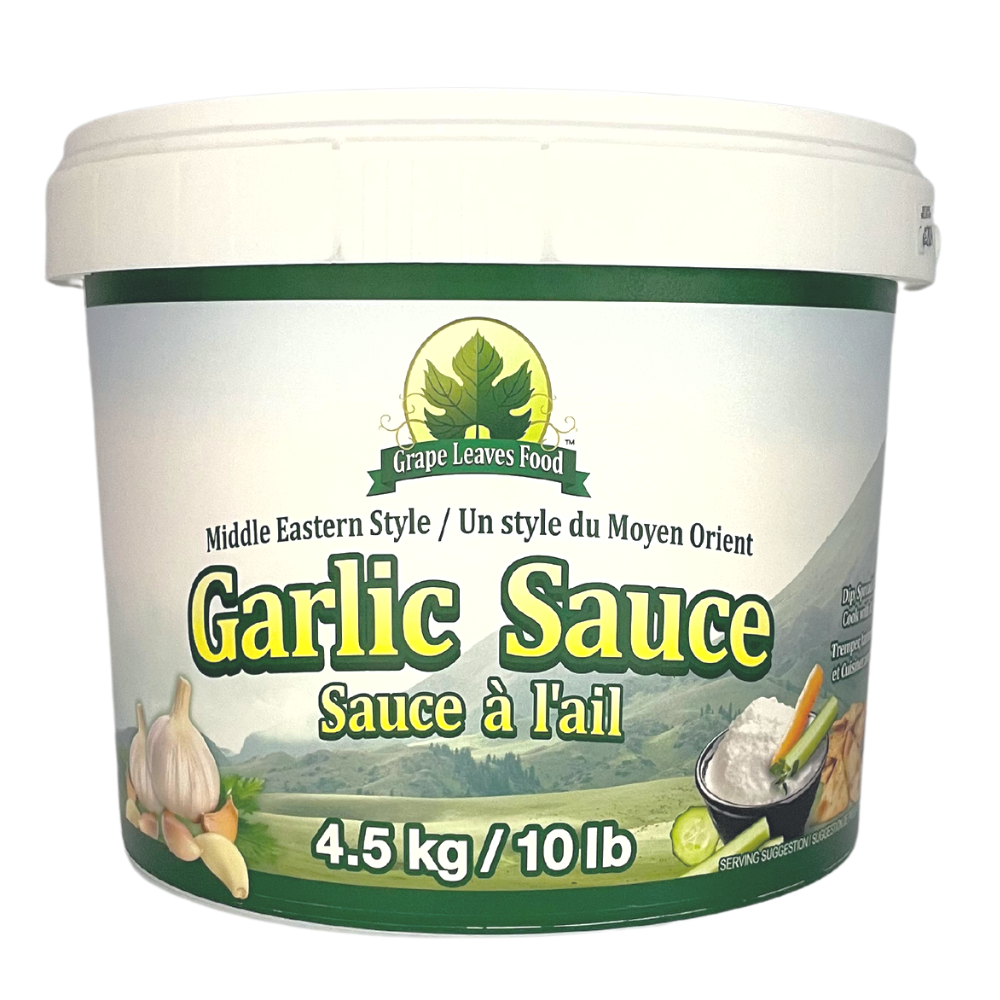 GRAPE LEAF FOODS GARLIC SAUCE — Basha Foods Service