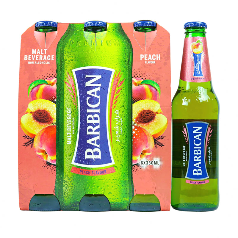 BARBICAN NON ALCOHOLIC PEACH — Basha Foods Service